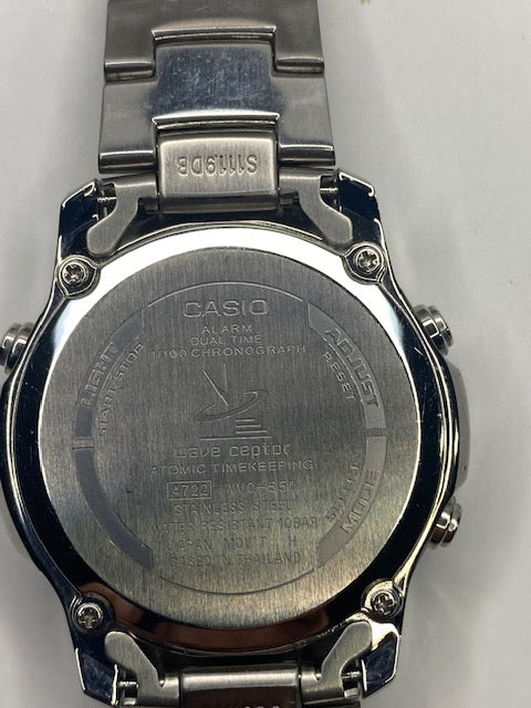 Casio Watch Model WVQ-550 Atomic WaveCeptor.New w/Box,Instructions,War ...